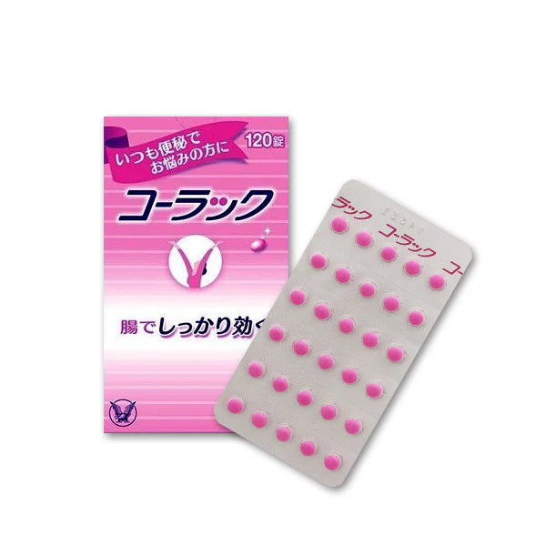 大正製藥 colac 便秘整腸藥 120錠 溫和速效 調理腸道 改善便秘困擾【第2類醫藥品】 – EBISU恵比壽日藥直送