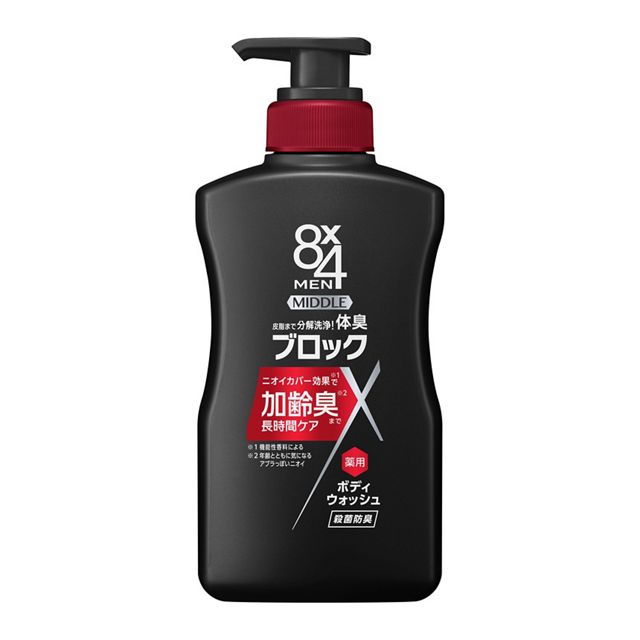 8x4 男性中性清爽沐浴露 本體 400ml – EBISU恵比壽日藥直送