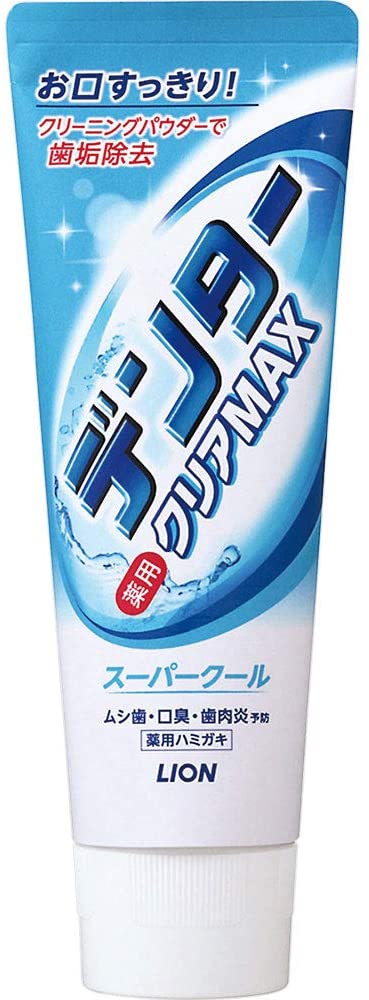 Japan LION DENTOR CLEAR MAX ultra-fine particle toothpaste super cool ...