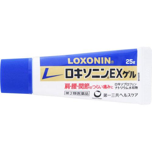 【第2類醫藥品】第一三共 LOXONIN EX 酸痛凝膠 25g – EBISU恵比壽日藥直送