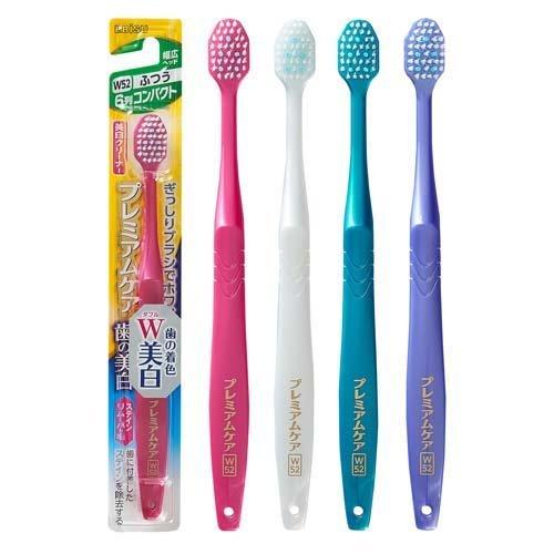 EBiSU THE PREMIUM CARE compact whitening toothbrush with 6 rows of bri ...